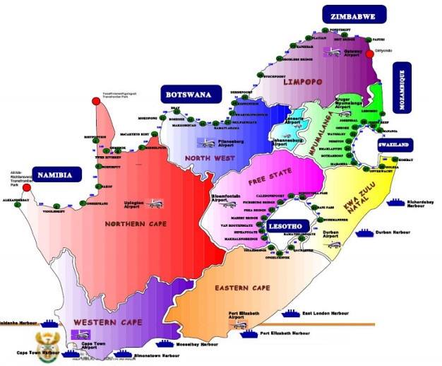 Border Posts | Contact Info and Operating Hours – Happy Campers SA